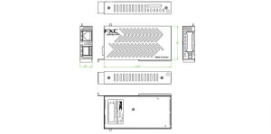 Ethernet OAM対応 10/100/1000BASE-T to 100BASE-FX/1000BASE-X(SFP)メディアコンバータ LEX3851-1F